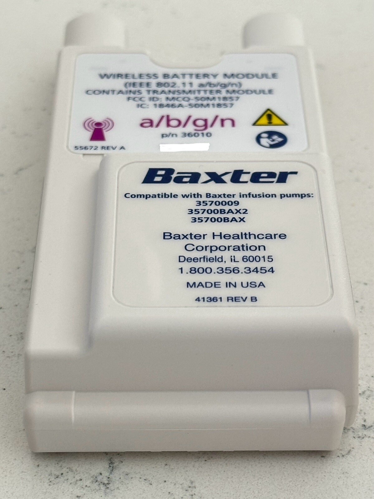 Baxter Sigma Spectrum IQ Dual Antenna a/b/g/n Battery With Core - P/N ...