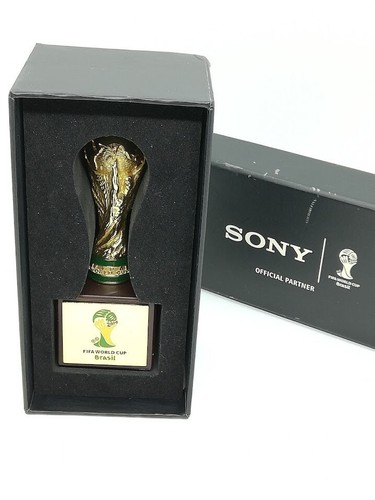 2014 FIFA World Cup Brazil Tournament Official x SONY Miniature Trophy ...