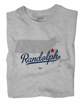 Randolph Massachusetts MA Mass T-Shirt MAP | eBay
