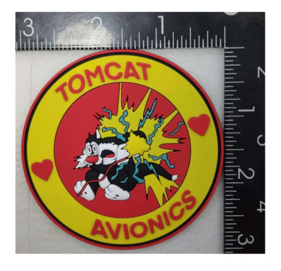 MARINE CORPS VMFA-311 TOMCATS AVIONICS PVC PATCH WITH HOOK & LOOP | eBay