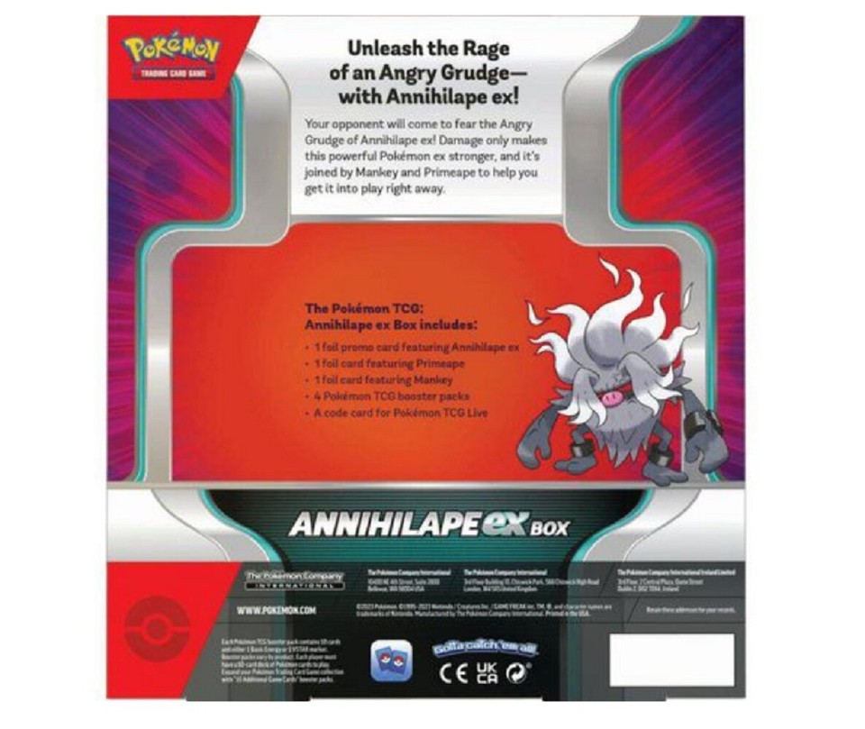 Pokemon ITM0013267 Trading Card Game - Annihilape Ex Box | eBay