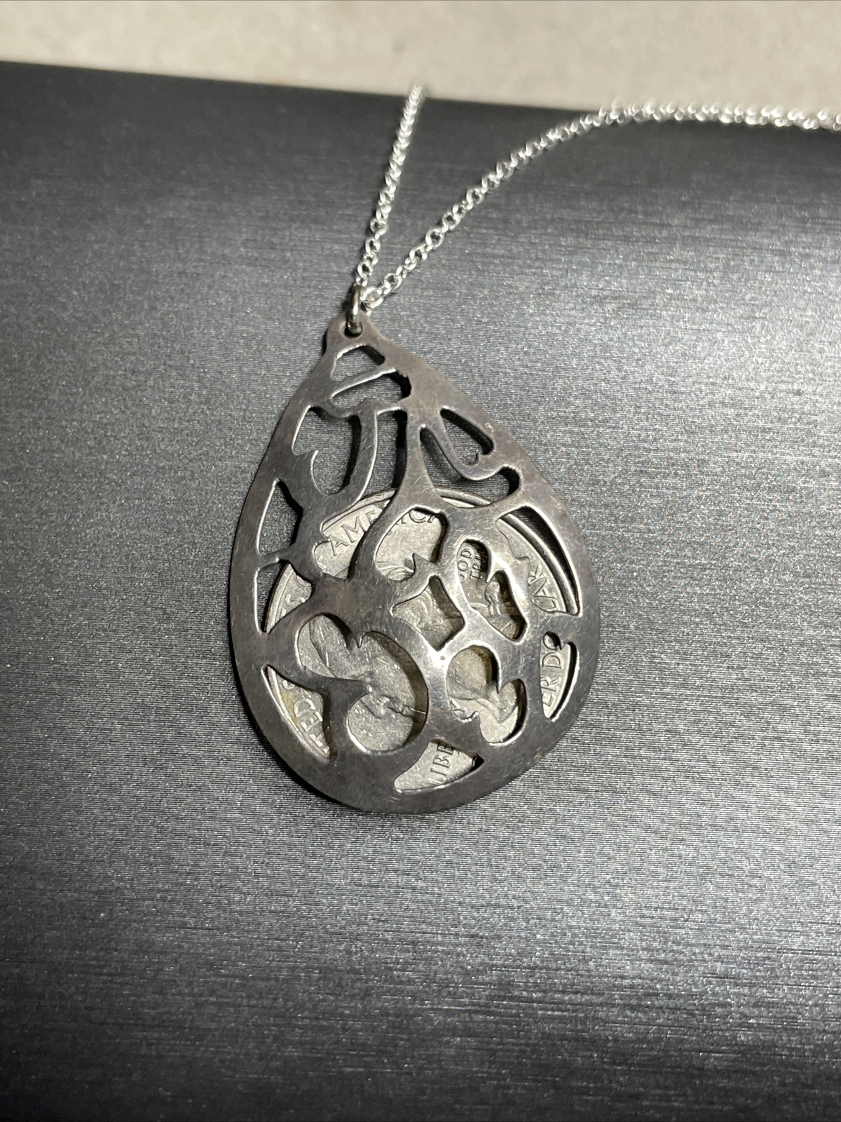 House of Bangles Vintage Filigree Mexico Sterling Large Pendant HOB ...