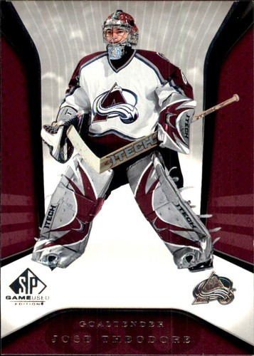 2006-07 SP Game Used #25 Jose Theodore COLORADO AVALANCHE | eBay