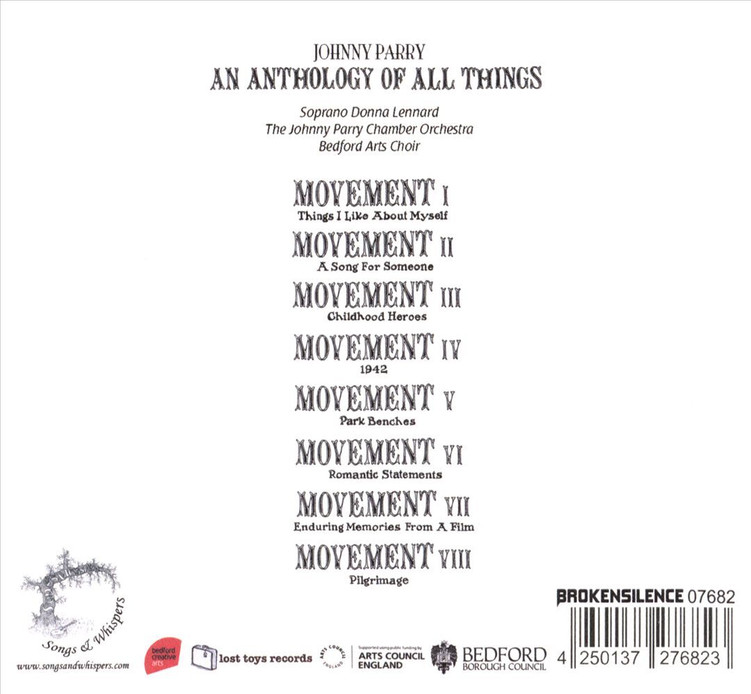 JOHNNY PARRY - AN ANTHOLOGY OF ALL THINGS [DIGIPAK] * NEW CD | eBay