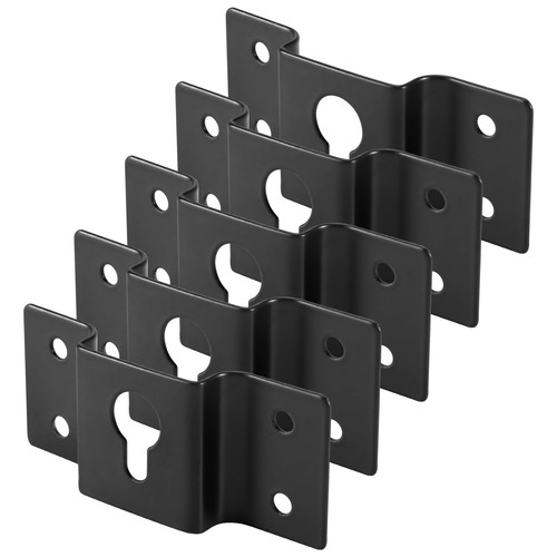 DIY Audio Sound Box Speaker Wall Mount Iron Hook Hanger Plate 5PCS ...