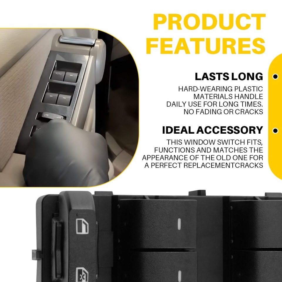 Driver Side Master Control Window Switch For Ford F250 F550 Super Duty ...