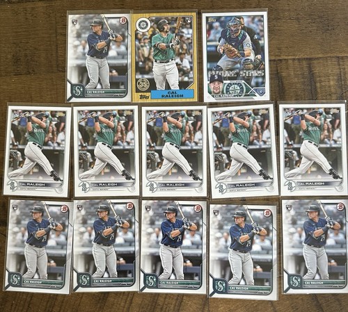 Cal Raleigh Rookie Card Lot! Topps, Bowman. RC. Catcher Mariners | eBay