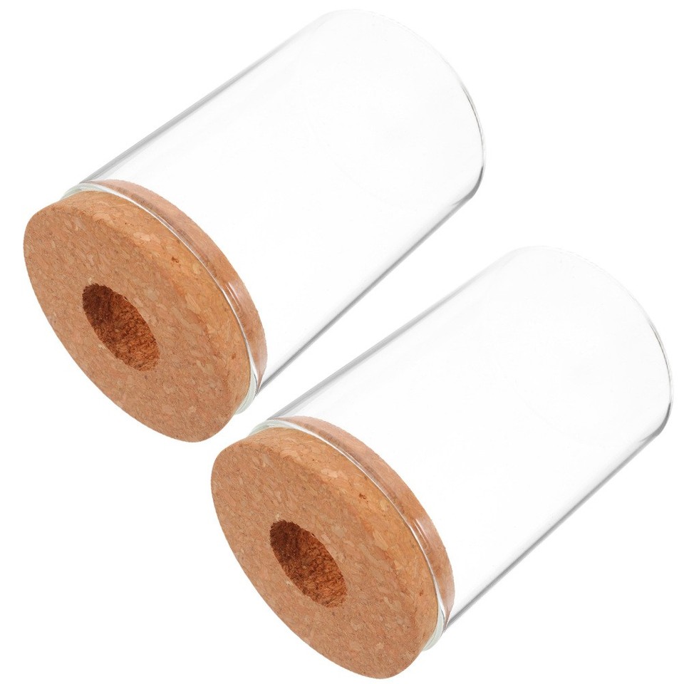 2pcs Clear Plant Terrarium Candy Bowl Jar Tealight Candle Holder | eBay UK