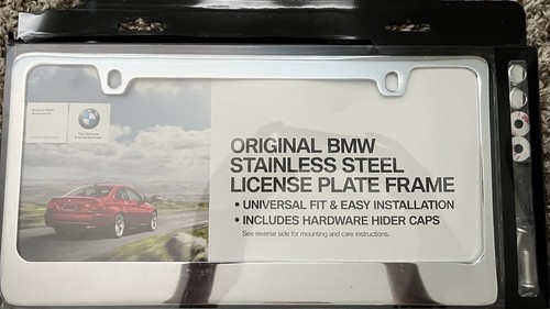 Genuine BMW license Plate Frame | eBay