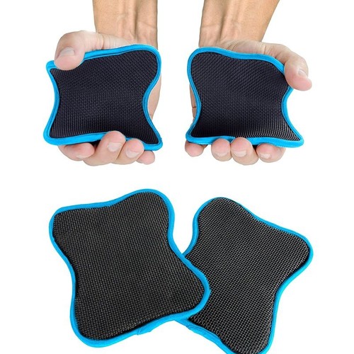 1 Pair Rubber Grip Pads For Weightlifting Gym Workout Gloves Eliminate ...