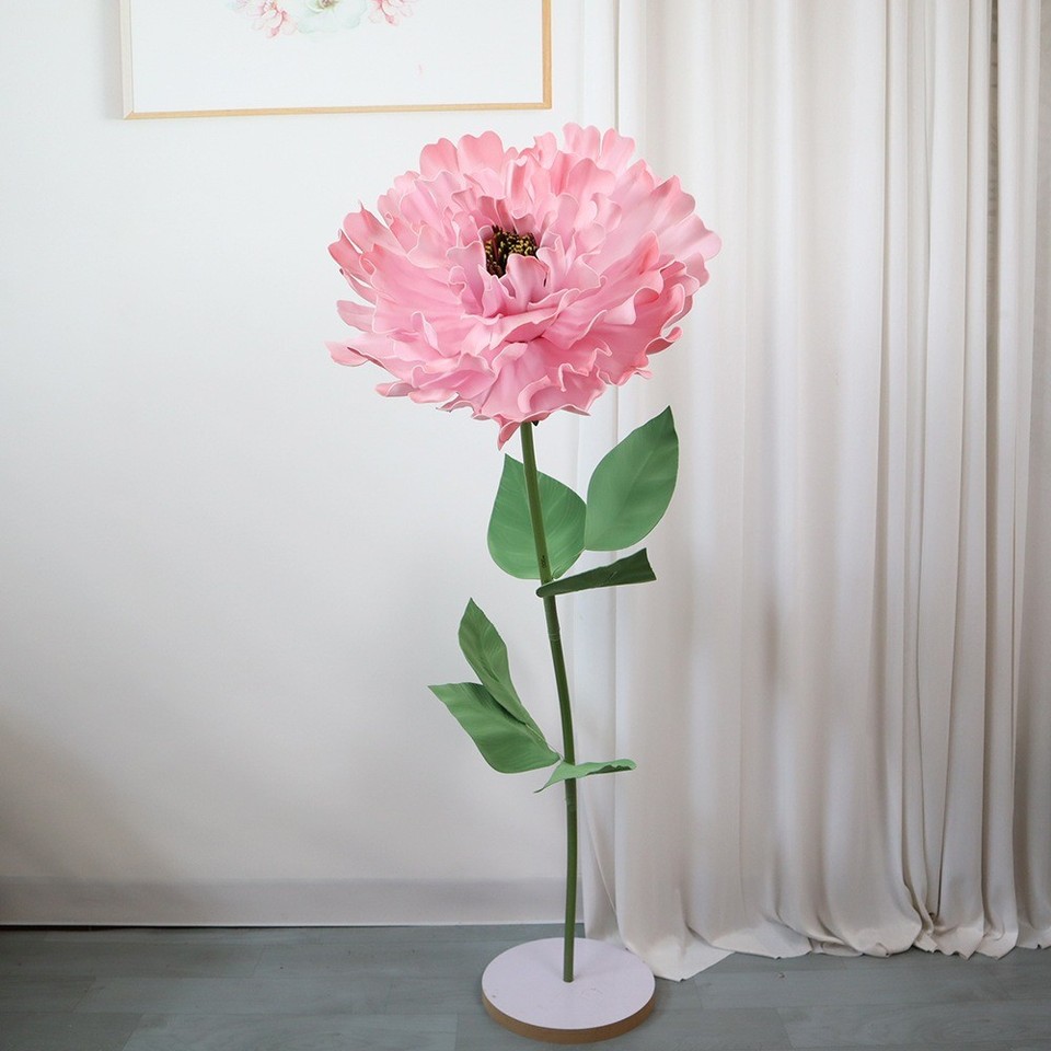 40cm PE Artificial Peony Foam Fake Flowers Stage Background | eBay ...
