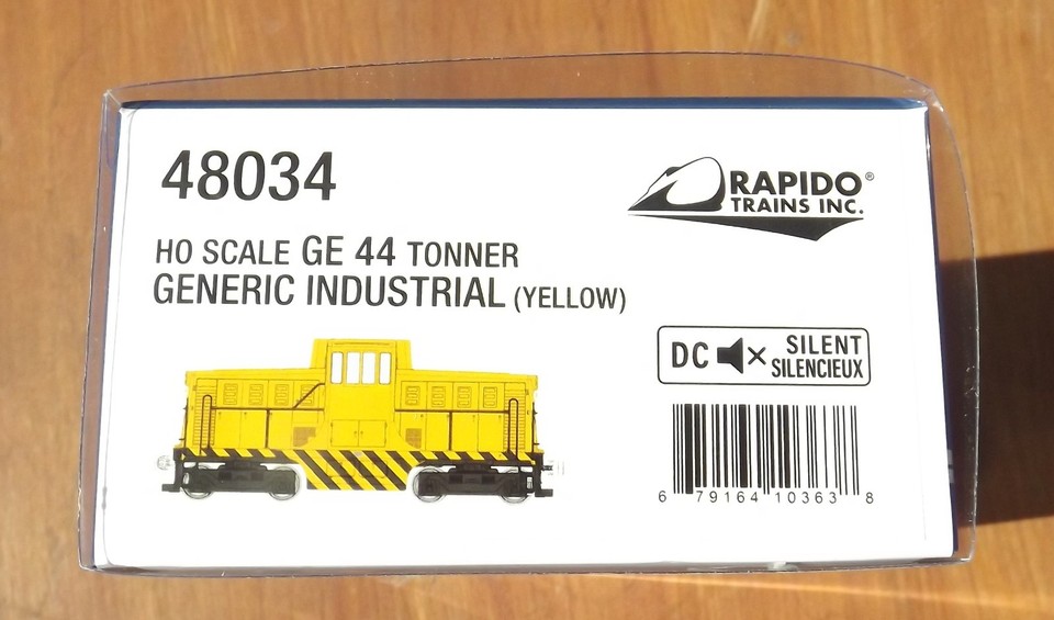 Rapido HO 48034 GE 44 Tonner Ph 1 Yellow Unlettered DC/Silent New 2nd ...