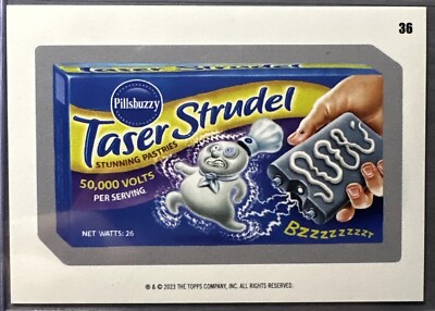 2023 Wacky Packages ALL NEW SERIES SILVER PARALLEL LIMITED CARD 36 ...