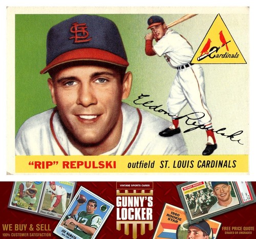 1955 Topps Rip Repulski 55 St. Louis Cardinals | eBay