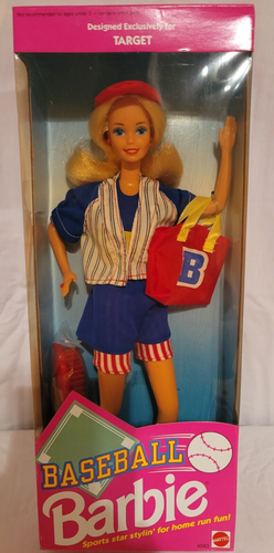 Vintage 1992 Mattel Baseball Barbie Target Special Edition New In Box ...