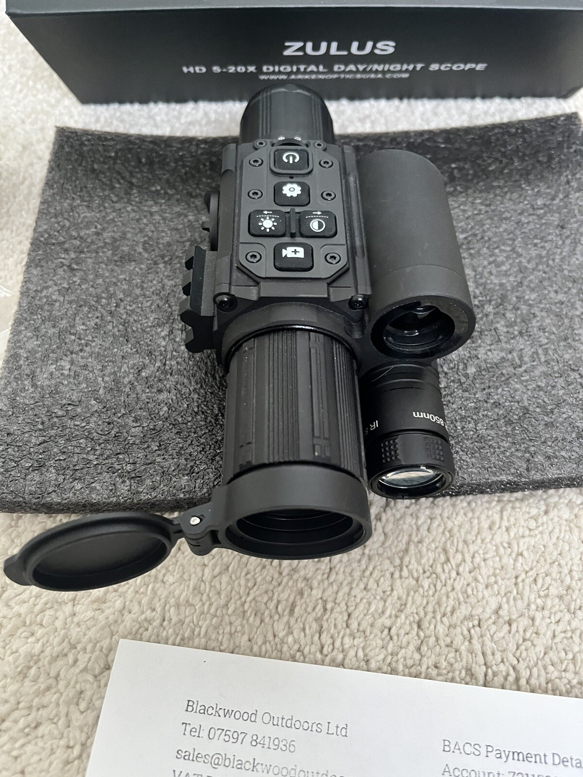 Arken Optics ZULUS 5-20 Digital Night Vision | Grelly UK