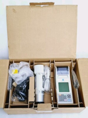 KONICA MINOLTA CR-410 CHROMA METER QR COLOR MEASURING INSTRUMENT ...