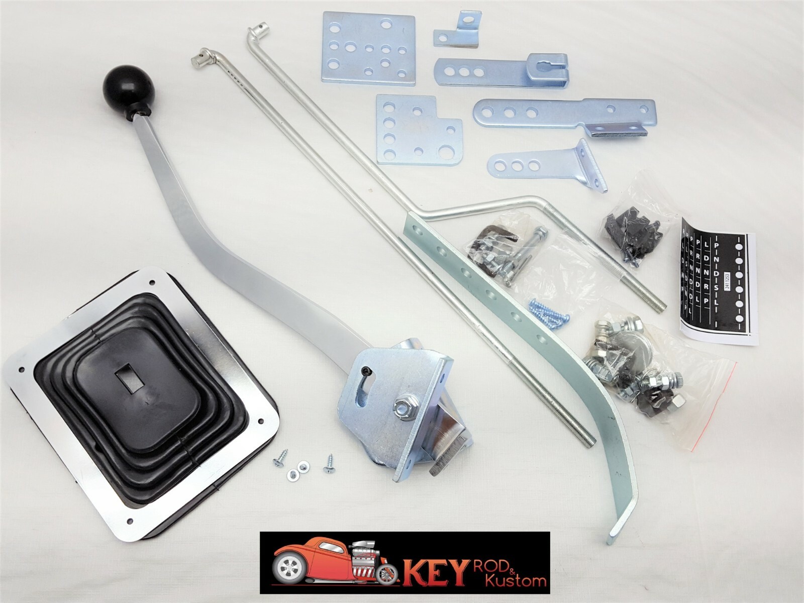 Chrome 3 4 Speed Universal Automatic Shifter Ford C4 C6 AOD Mopar Dodge ...