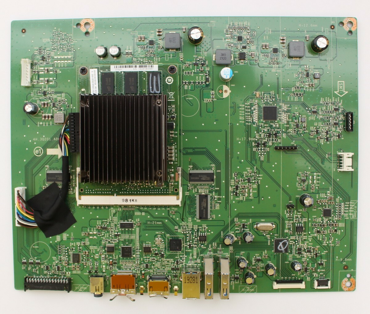 Original Alienware Dell AW2518H 4H.3Q201.A00 Main Board with G-Sync ...