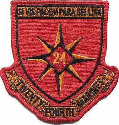 Officially Licensed USMC 24th Marines Patch | eBay