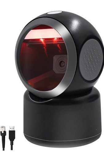 2D QR Hands-Free Barcode Scanner For Square Register And Stand POS ...