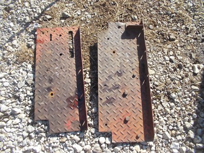 Massey Harris 44 rowcrop tractor pair of MH platform step steps R + L ...