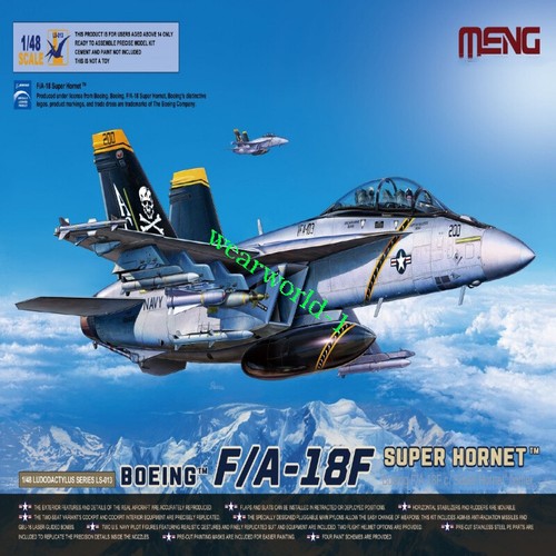 MENG LS-013 1/48 BOEING F/A-18F SUPER HORNET Plastic Model Kit | eBay