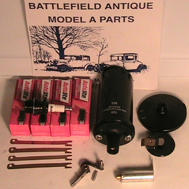 1928-1931 Model A Ford Tune-up Kit with 12V Ignition Coil | eBay