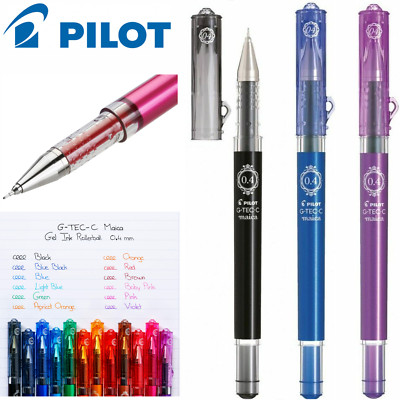 Pilot Maica Microtip Gel Ink Rollerball Pen 0.4mm - Assorted Colours | eBay