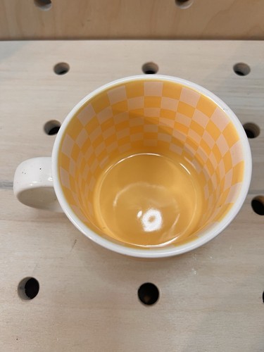 WANDERING MOON Smiley Face Ceramic Coffee Mug Tea Cup 22 oz Yellow ...