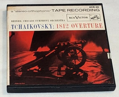 RCA ACS-26 reel-to-reel TCHAIKOVSKY - 1812 OVERTURE Reiner CSO stereo 7 ...