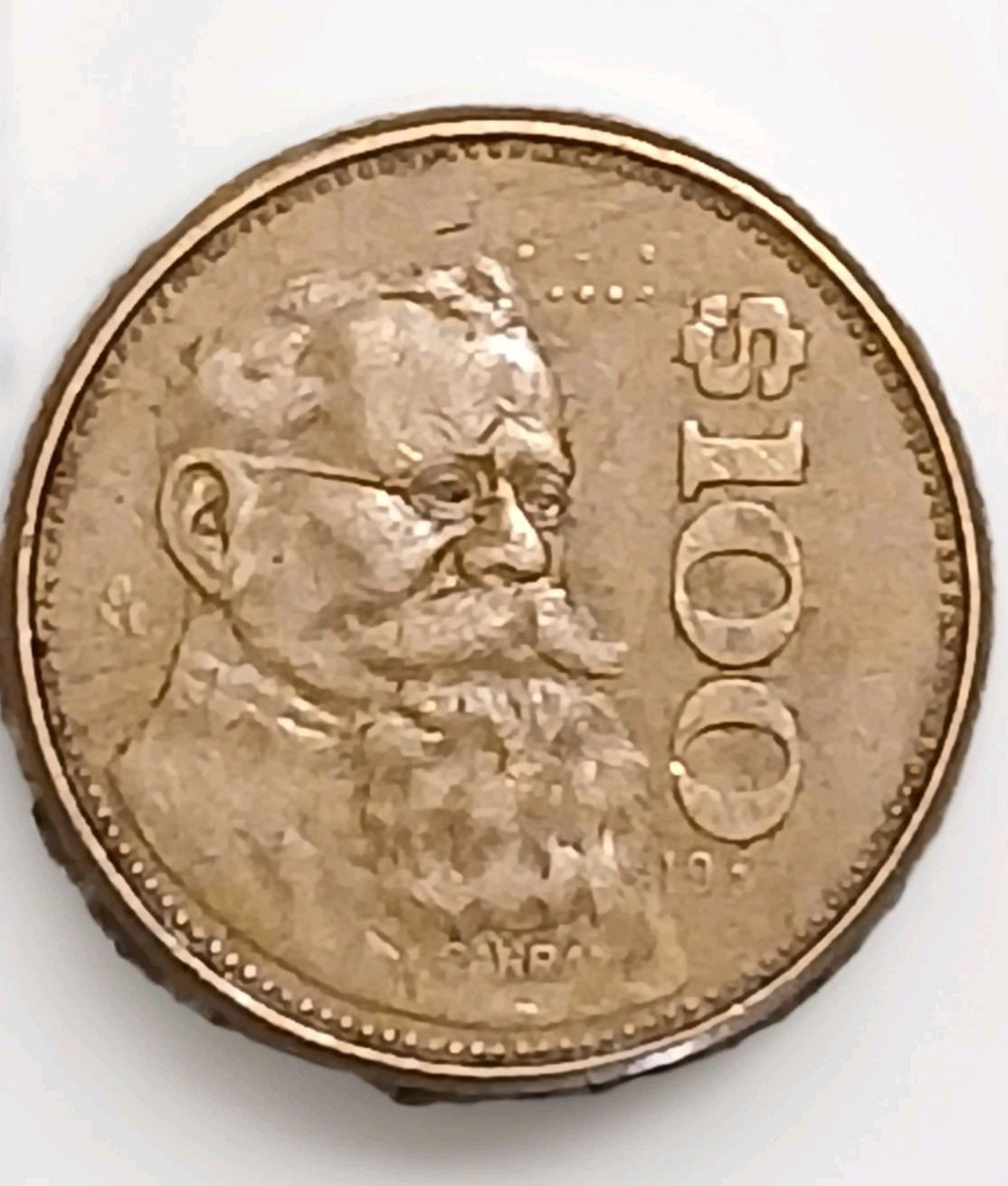 1984 CARRANZA Mexico 100 Pesos RARE COLLECTIBLE COIN MEXICAN MINT Casa ...