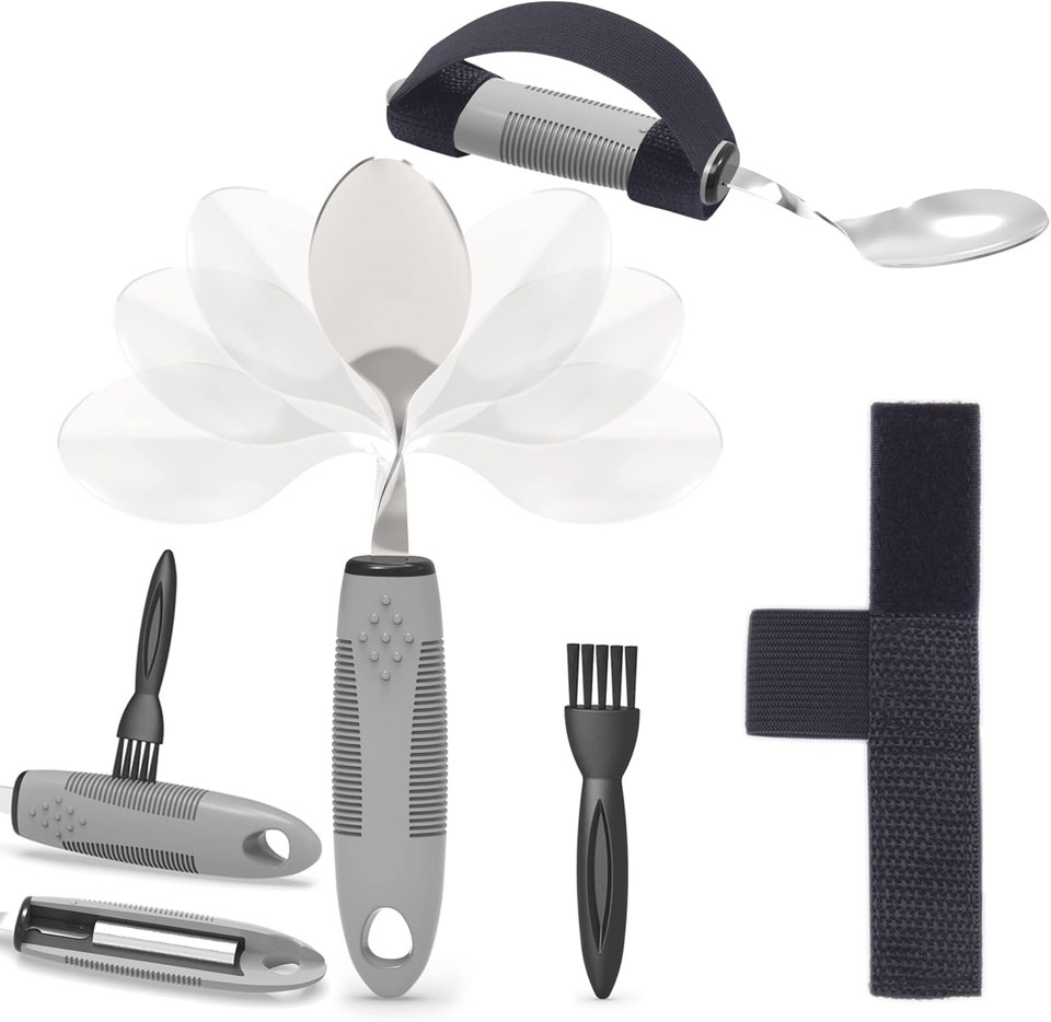 Bendable/Weighted Spoon for Hand Tremors, Adaptive Handicap Spoon for ...