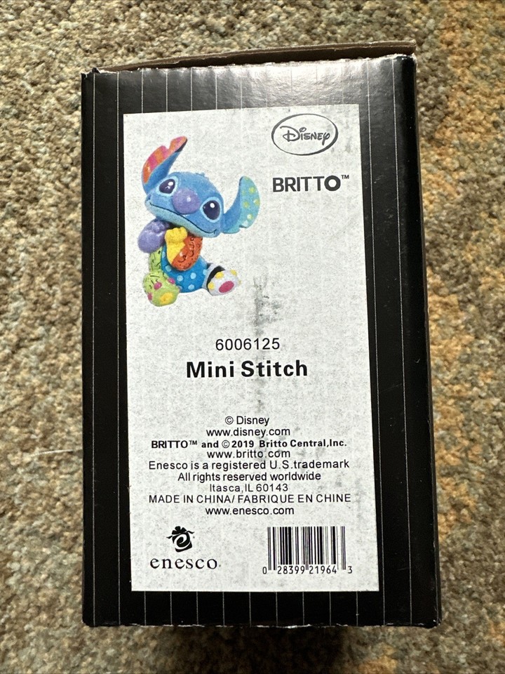 Mini Stitch Figurine Britto Disney Showcase Collection Enesco 2019 In ...