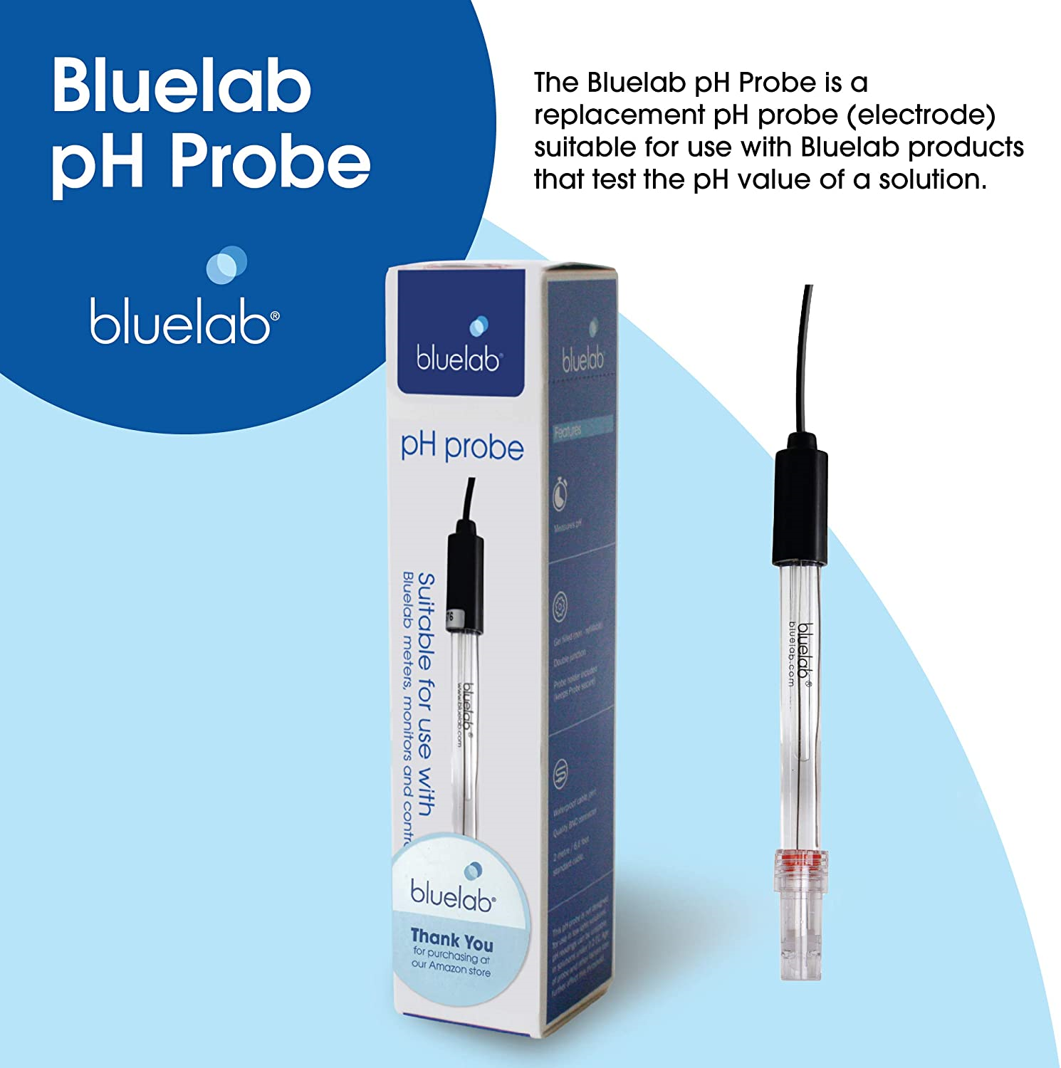 Bluelab BLU24102 Replacement pH Probe for sale online | eBay