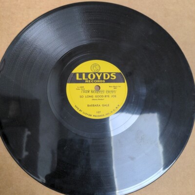 BARBARA GALE R&B 78 So Long, Good-Bye Joe / Lonely Weather on MINT ...