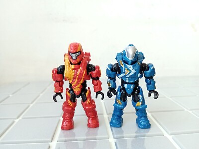 Mega Bloks Halo FWD97 unsc sparean orbltal & spartan defender mini ...