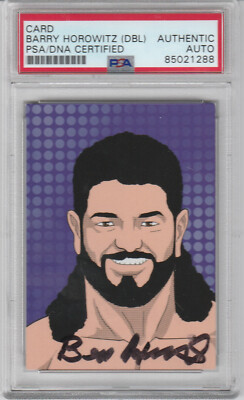 Autographed Barry Horowitz Pro Wrestling Loot card PSA/DNA | eBay