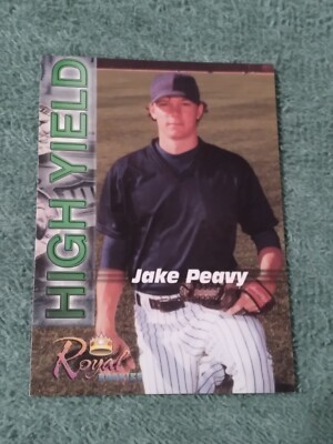 2001 Royal Rookies High Yield #05 San Diego Padres Pitcher Jake Peavy ...