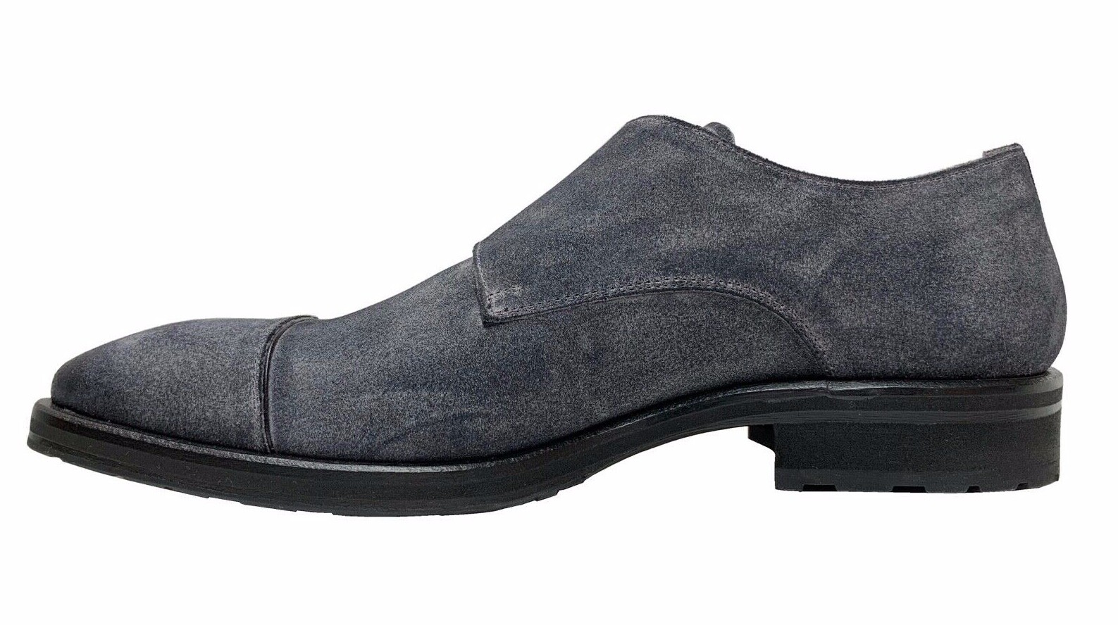 Mezlan Men's Miguel Double Monk Strap Grey Suede Dress Shoes 8660 | eBay
