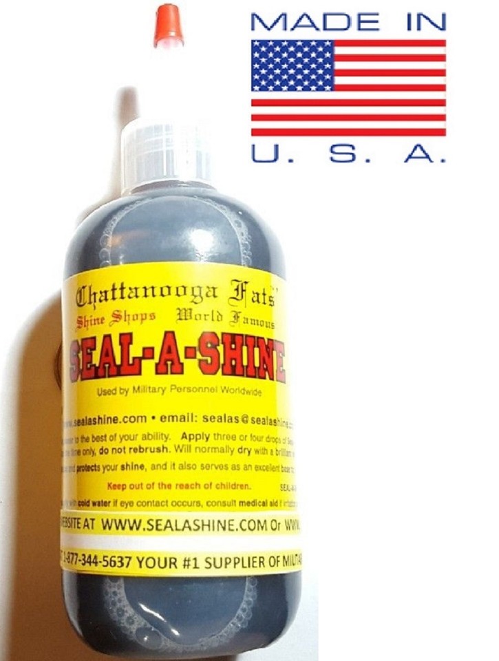 Seal-a-Shine Boot Polish Sealer 8oz. Bottle " THE ORIGINIAL SEAL-A ...