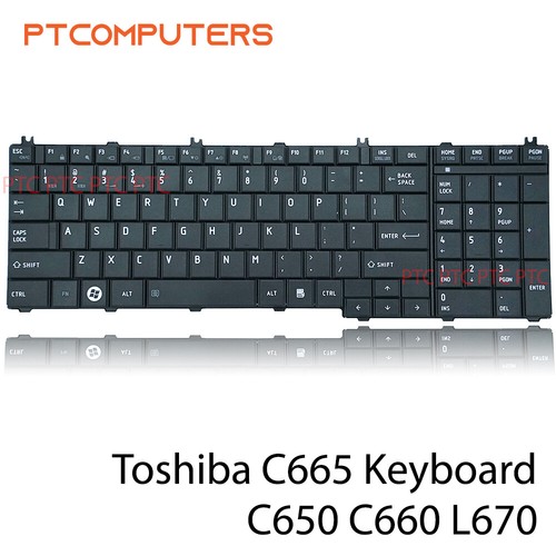 Keyboard for Toshiba Satellite C650 C660 C650D L650D L650 Pr L750 L750D ...