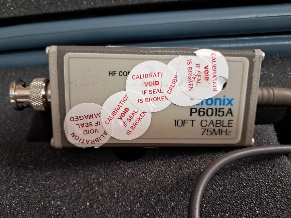 Tektronix P6015A Oscilloscope Probe and HIOS Screwdriver CL-7000 & CLT ...