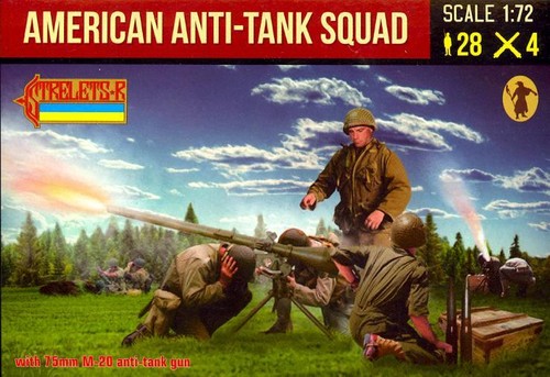 Strelets Models 1/72 AMERICAN WWII ANTI-TANK SQUAD Figure Set | eBay