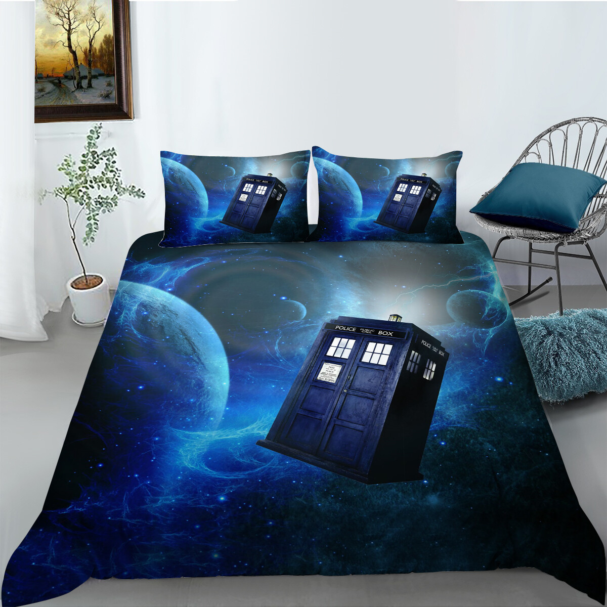 Quilt Duvet Doona Cover Set Single Double Queen King Sz Doctor Who ...