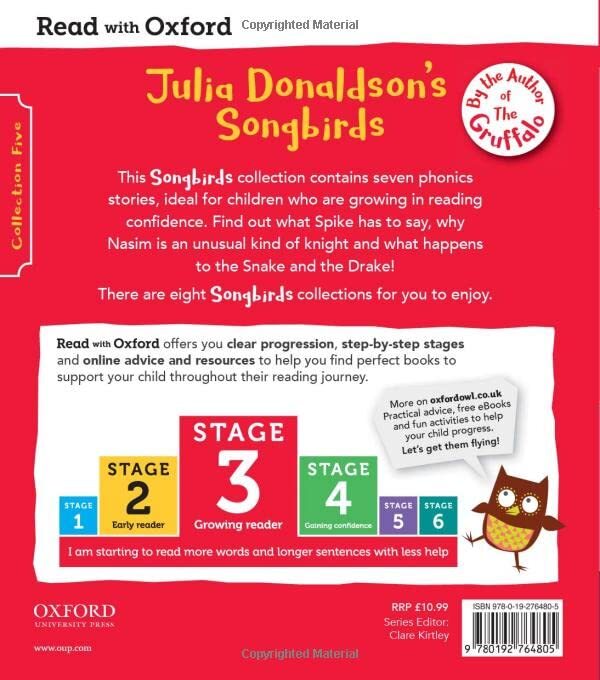 Read with Oxford Stage 3. Julia Donaldson's Songbirds Spike Says and ...