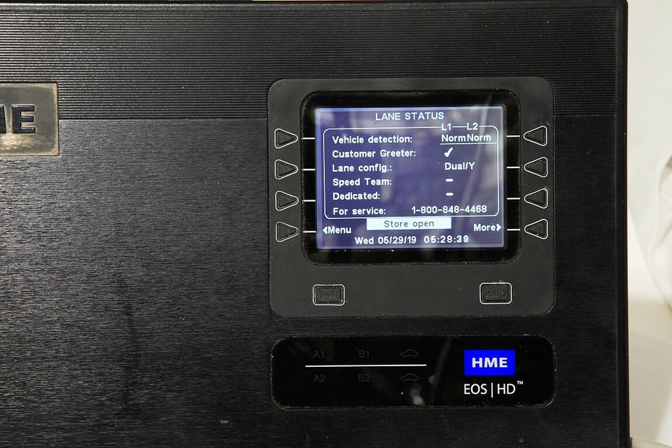 HME EOS HD Base 6200 Dual Lane Drive Thru Wireless Intercom Station ...