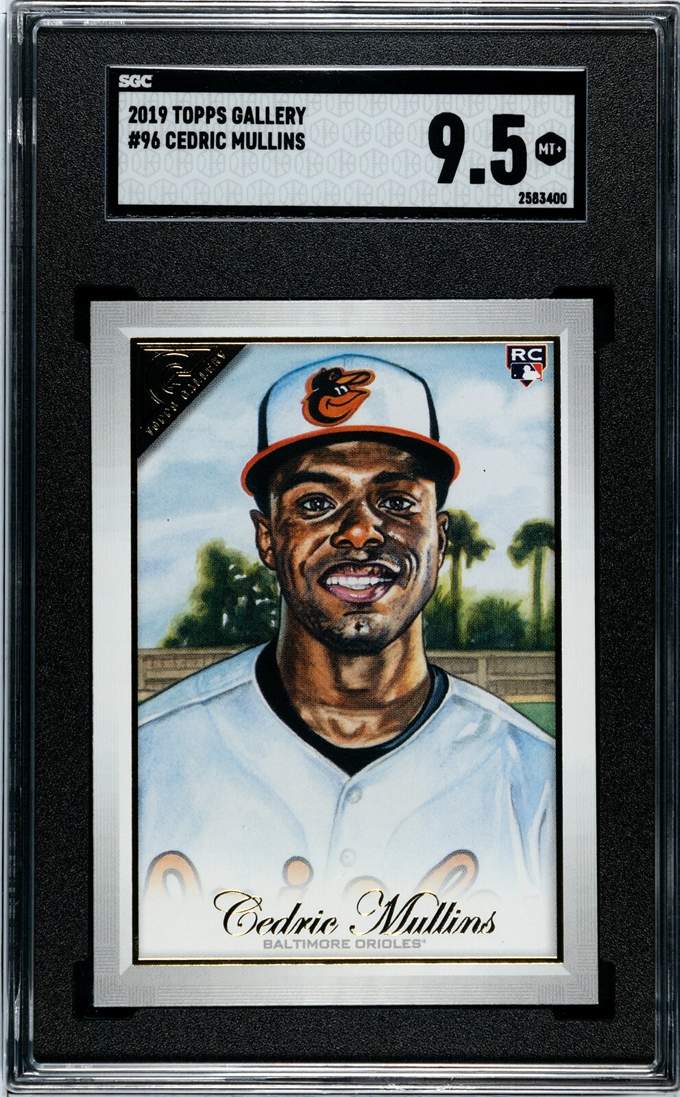 2019 Topps Gallery #96 Cedric Mullins Rookie SGC 9.5 RC | eBay