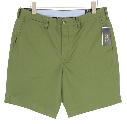 Polo Ralph Lauren Classic Fit Men's Shorts 36 Olive Green Chino Zip Fly ...