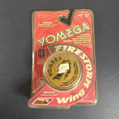 Vintage Yomega Bandai Yo Yo Firestorm Wing Yo-yo New Old Stock Gold ...